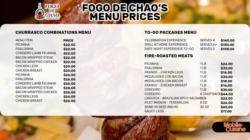 Fogo de Chão Lunch Hours, All You Need to Know - 2026